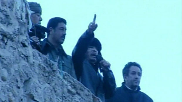 Libya: protesters shot in Tripoli, Gaddafi addresses crowd – Channel 4 News