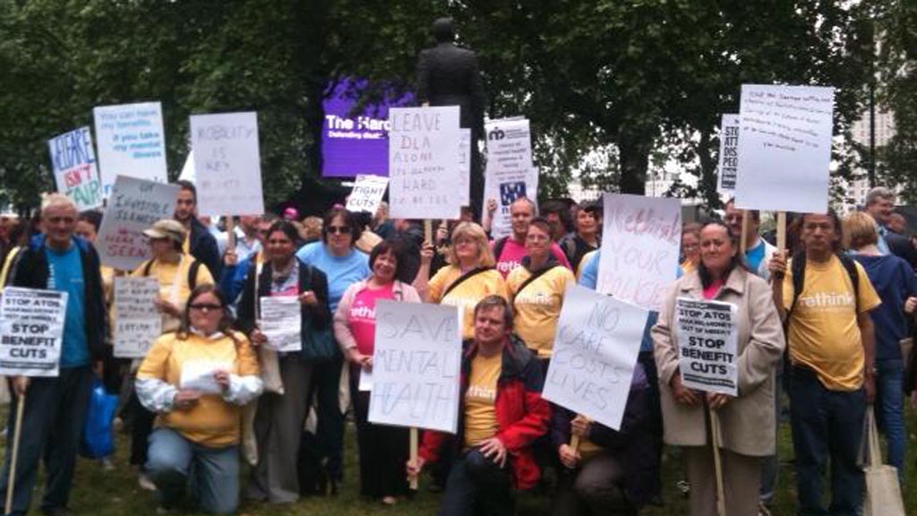 Thousands of disabled people protest cuts – Channel 4 News