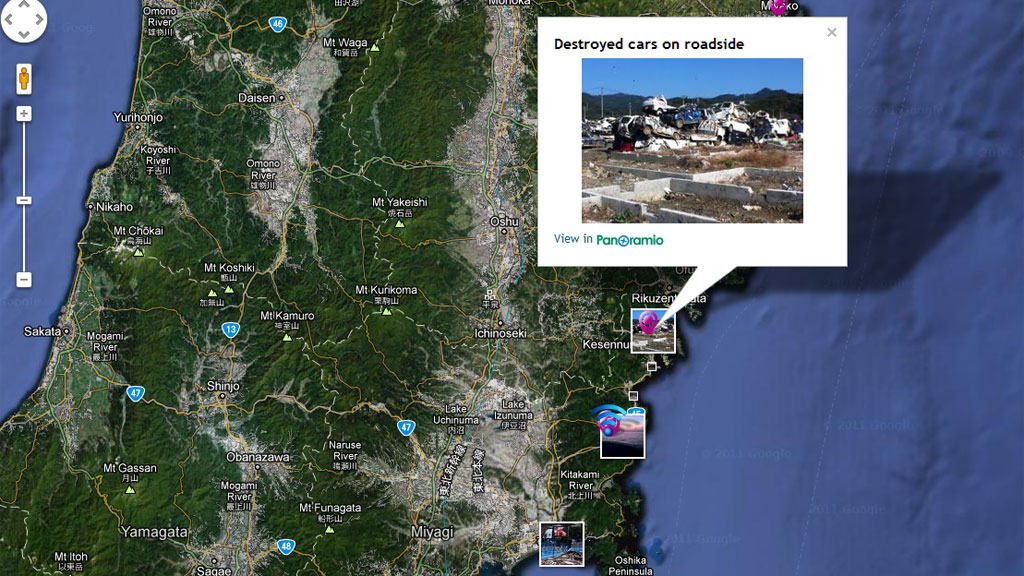 Tsunami revisited: interactive map – Channel 4 News