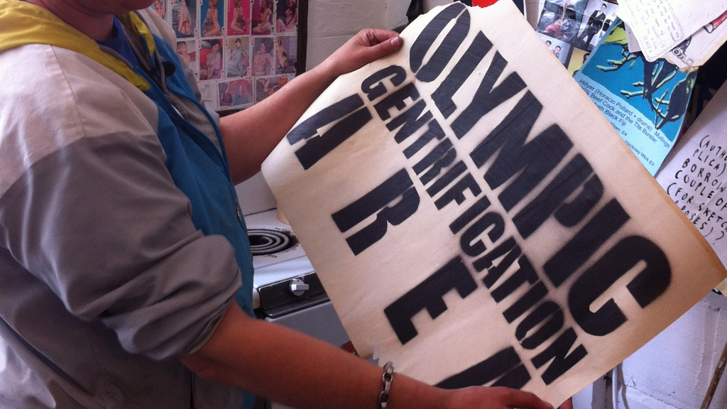 Alternative Olympics: the artist – Channel 4 News