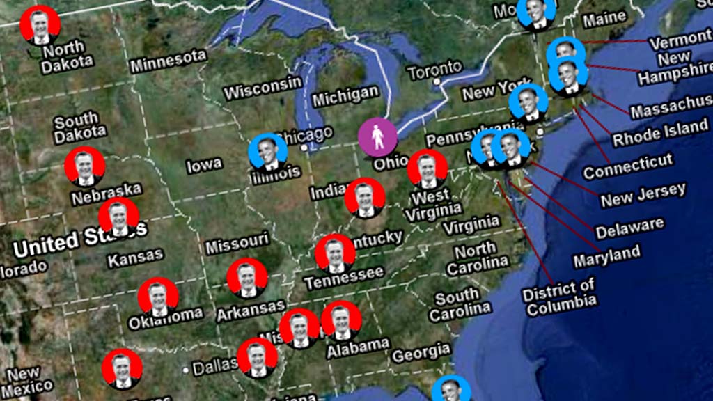 US election 2012: Obama v Romney state by state – Channel 4 News