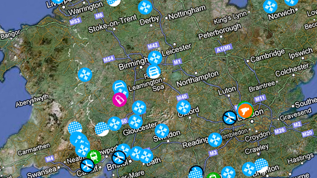 Snow map: latest news and UK weather updates – Channel 4 News