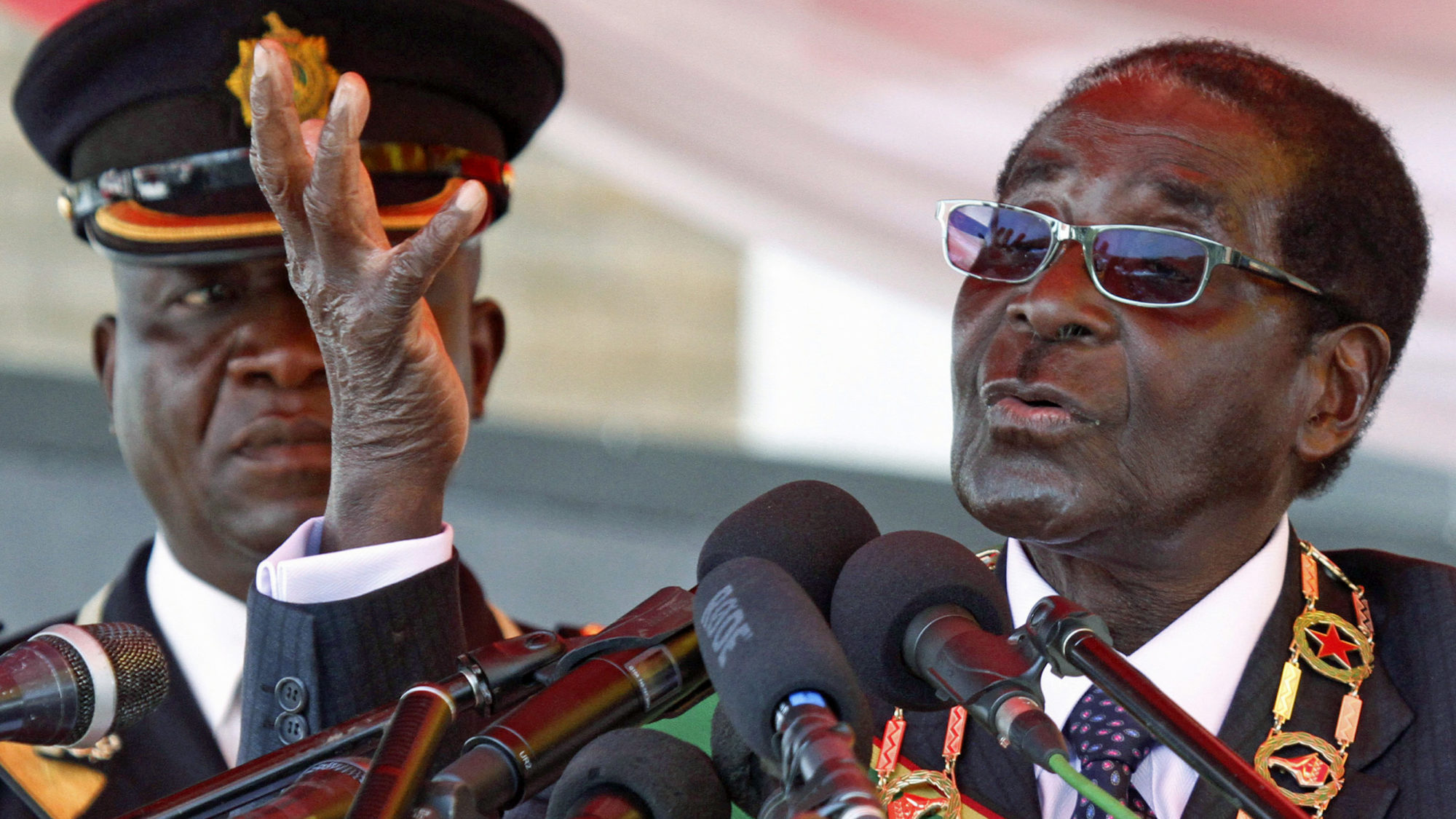 Mugabe delivers attack on election rivals – Channel 4 News
