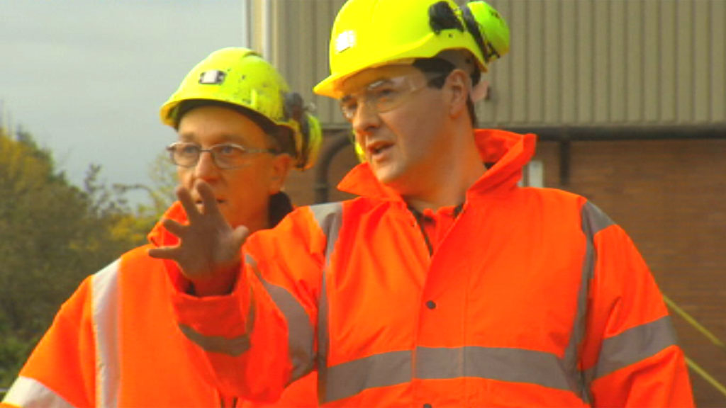 George Osborne hands former miners free coal – Channel 4 News