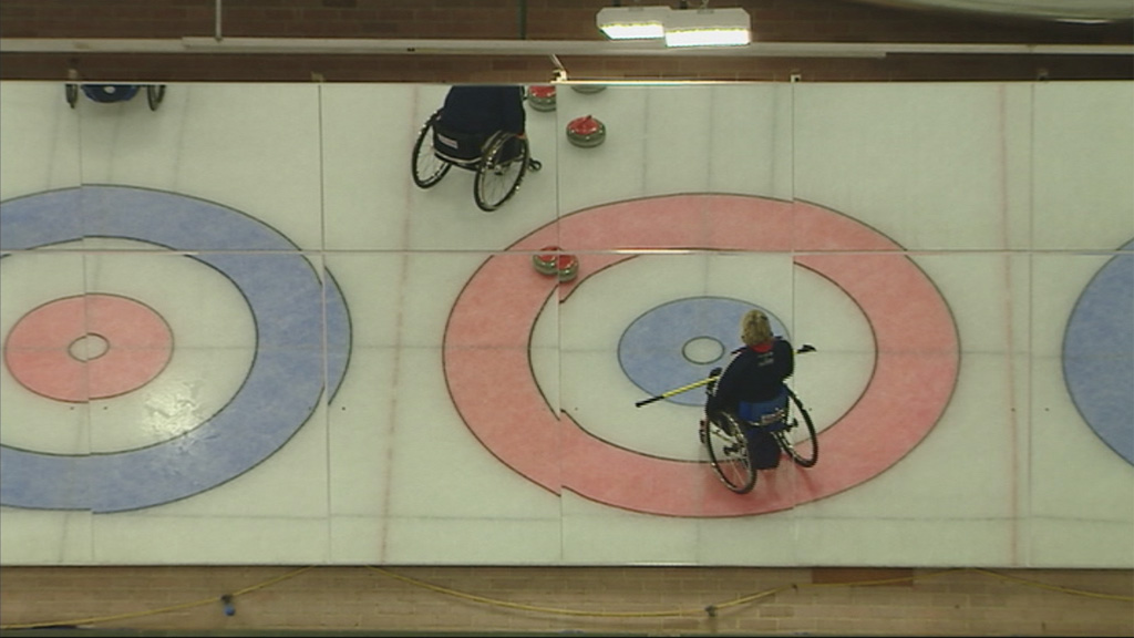Out for ‘chess on ice’ with the wheelchair curling team – Channel 4 News