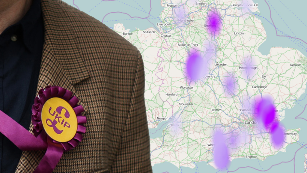 Ukip heat map – where are Nigel’s purple blobs? – Channel 4 News