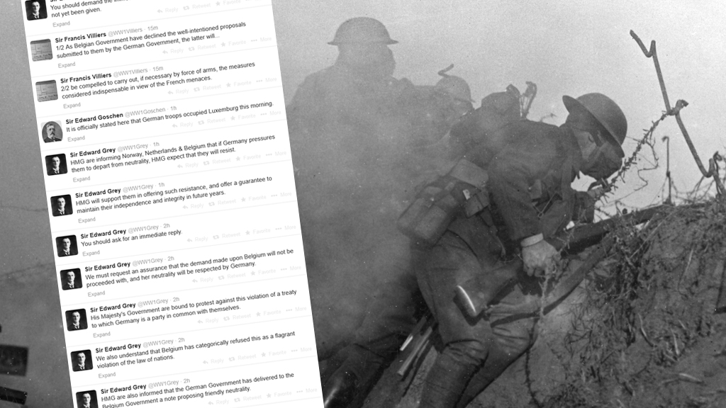 WWI anniversary: the road to war – in tweets – Channel 4 News