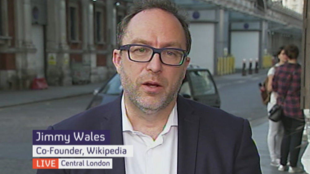 Wikipedia founder argues ‘history is a human right’ – Channel 4 News