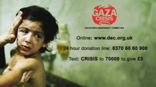 Gaza crisis 2014 – Disasters Emergency Committee appeal – Channel 4 News