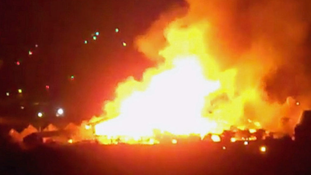 Blaze destroys £20m lab at Nottingham University – Channel 4 News
