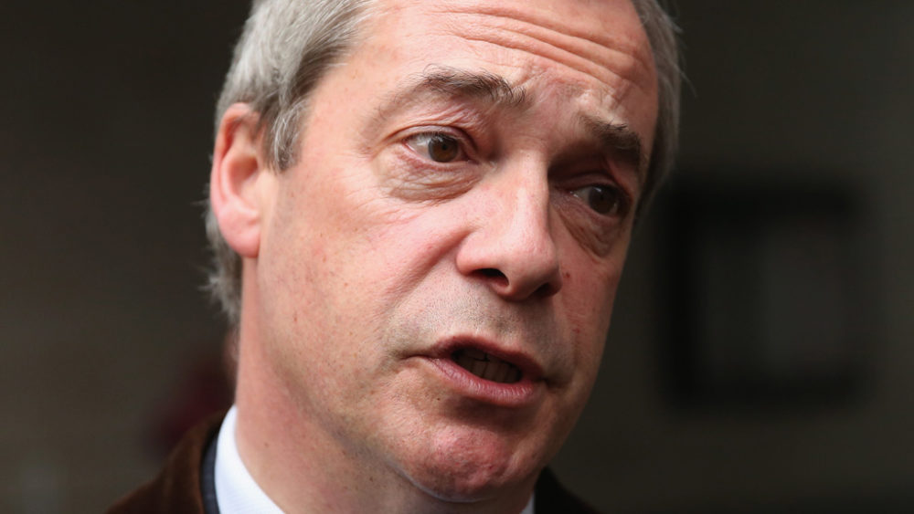 Nigel Farage profile: his political career began in a bar – Gary Gibbon ...