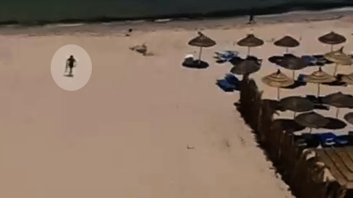 Tunisia attack: new footage shows shooter on beach – Channel 4 News