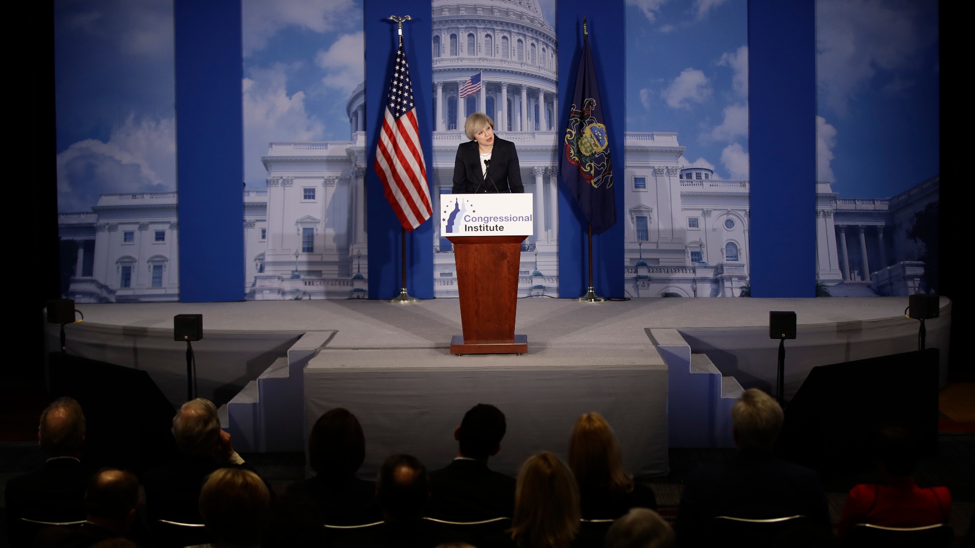 Theresa May applauded by US Republicans – Gary Gibbon – Channel 4 News