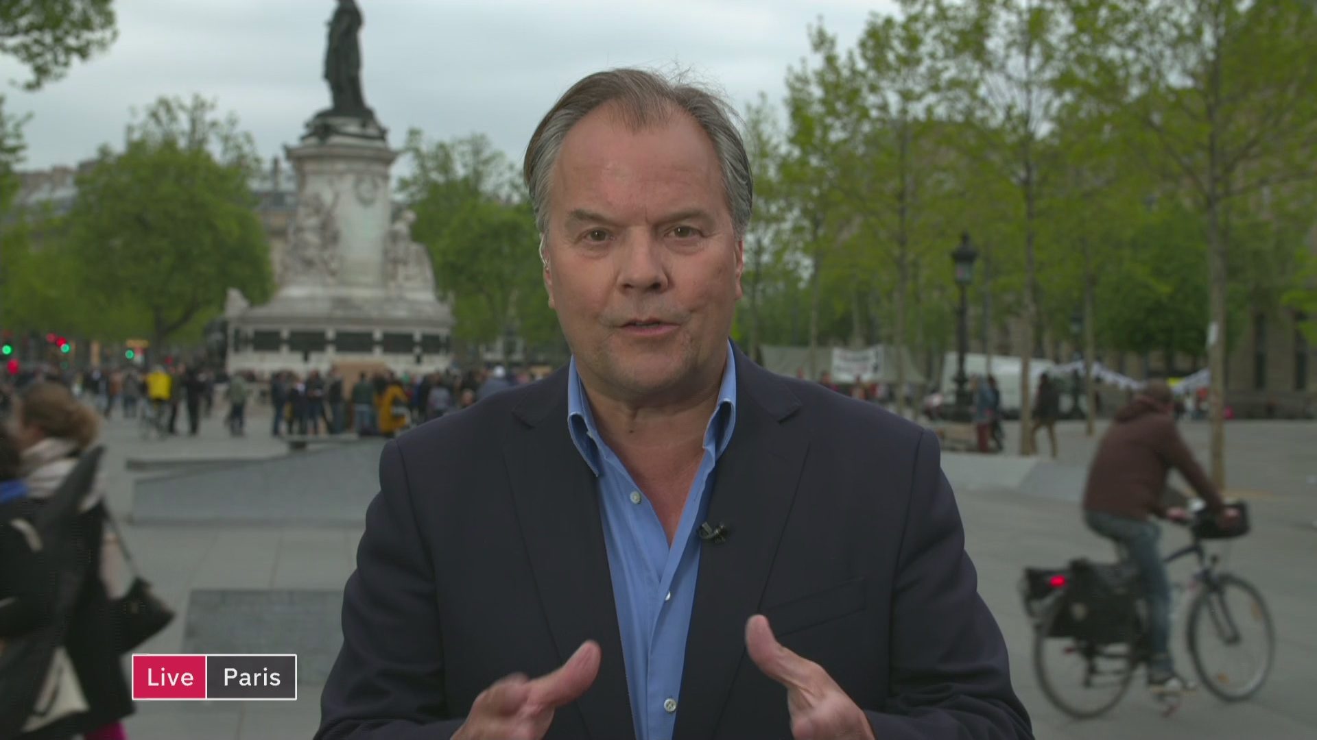 Matt Frei, live from Paris – Channel 4 News