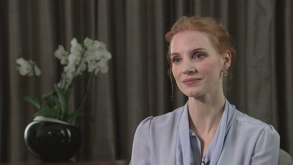 Jessica Chastain on gun control – Channel 4 News