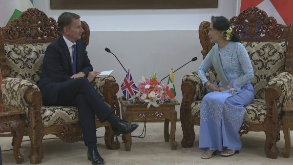 Jeremy Hunt tells Aung San Suu Kyi there must be ‘no hiding place’ for ...