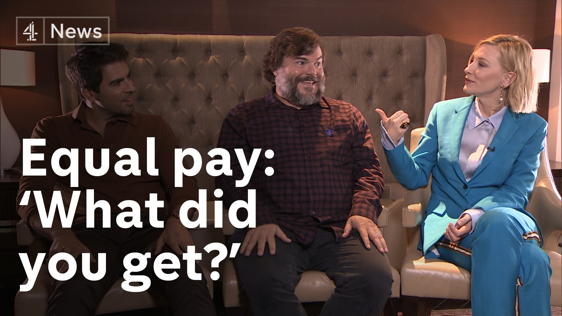 Cate Blanchett, Jack Black and Eli Roth on #MeToo and equal pay ...