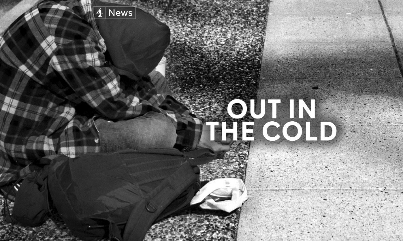 Out in the cold: Homelessness on Channel 4 News – Channel 4 News