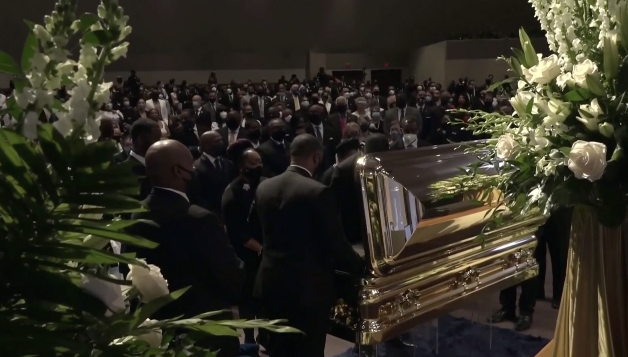 George Floyd laid to rest as protests for justice continue – Channel 4 News