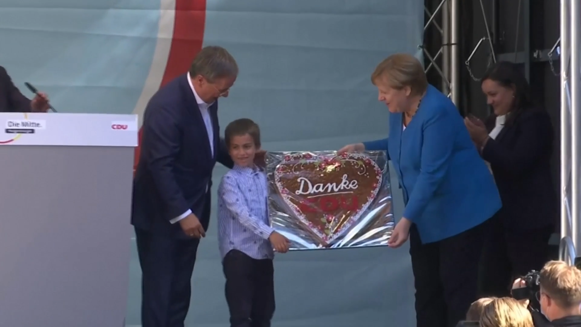 Angela Merkel backs her centre-right party candidate Laschet amid tight ...