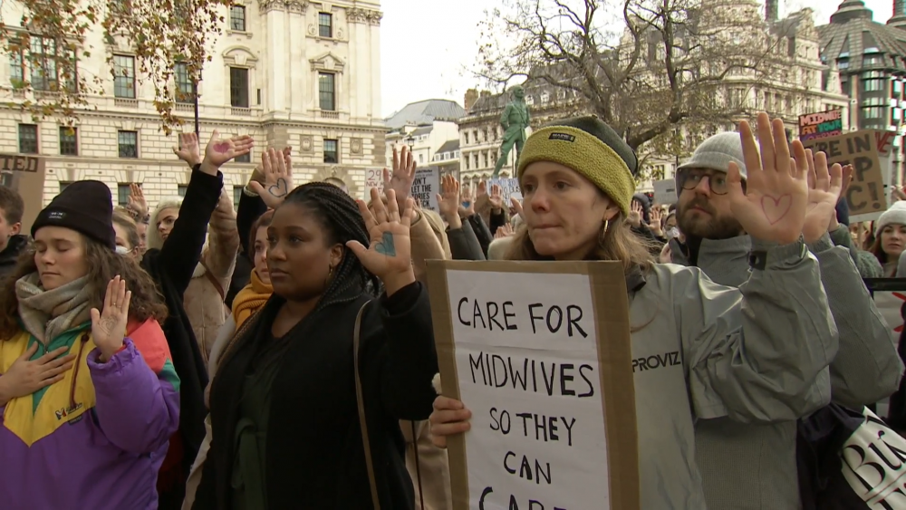 Midwives demand action on ‘critically unsafe’ staff shortages and lack ...