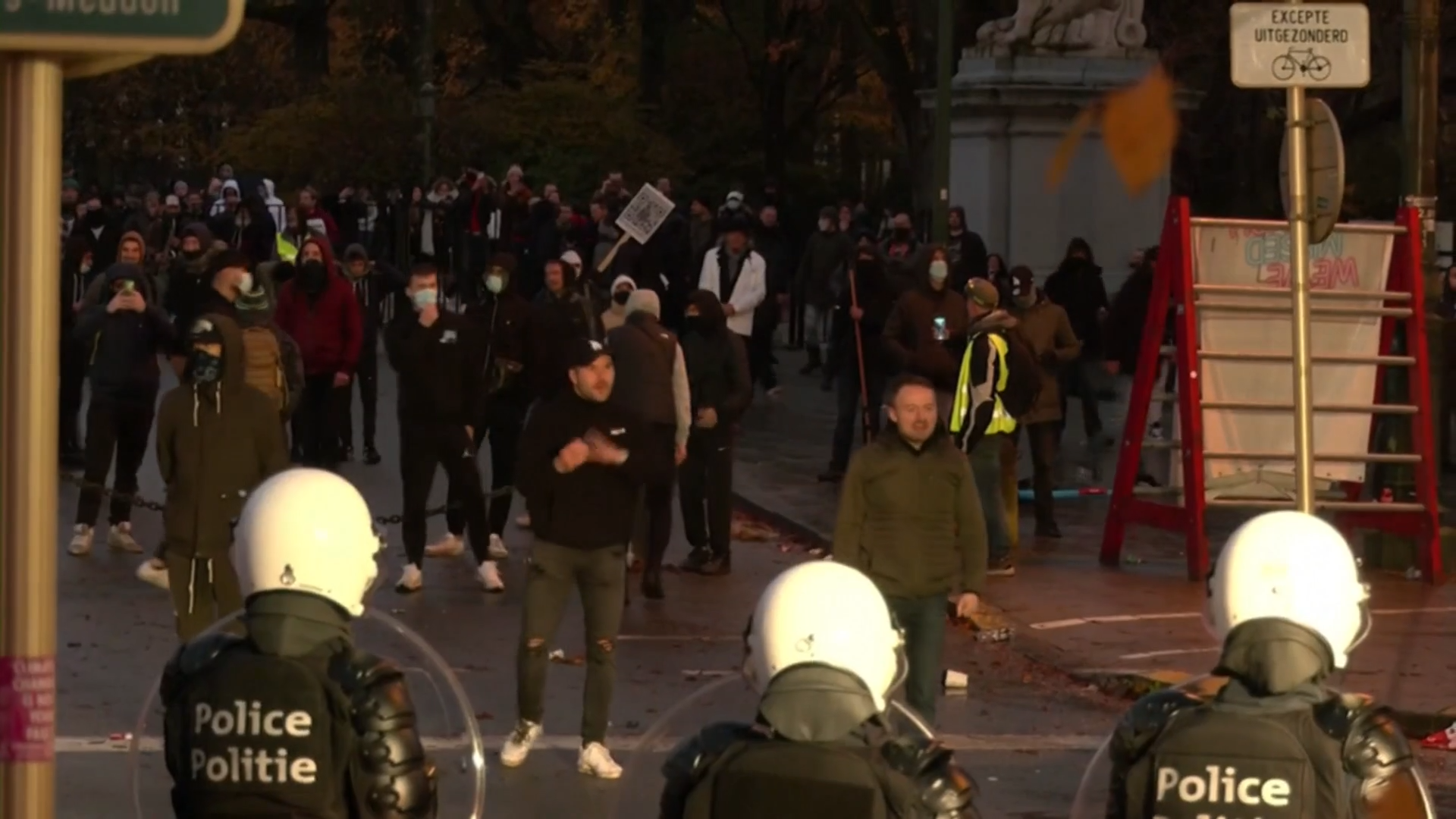 Covid: Austria lockdown begins as protests hit European cities ...