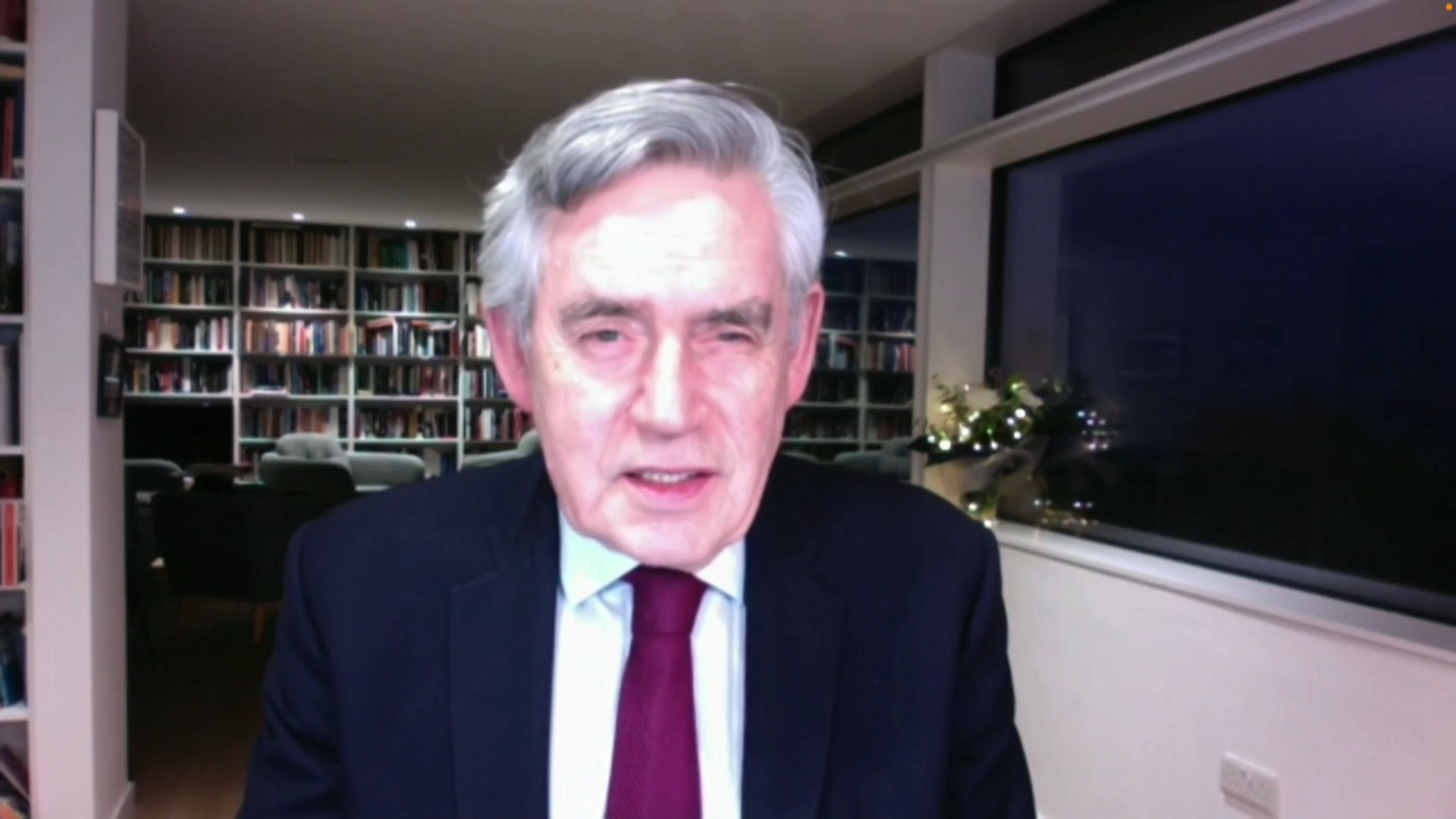 Gordon Brown: Richer countries stockpiling vaccines is ‘stain on all ...