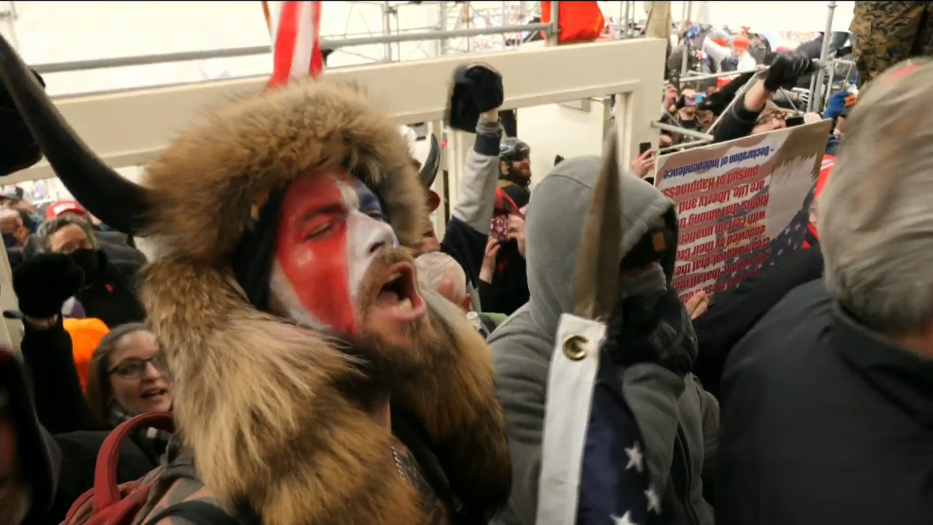 Capitol rioters ‘held dagger at throat’ of US democracy, says Biden ...