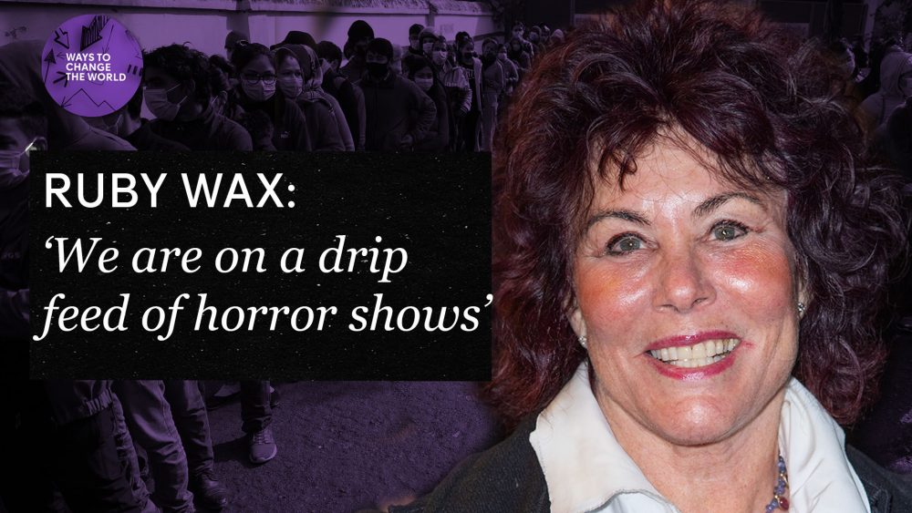 ‘We are on a drip feed of horror shows’ – Ruby Wax – Channel 4 News