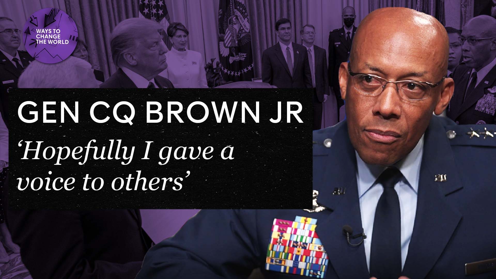 US Air Force Chief General CQ Brown Jr. on the Ukraine war, BLM and Top ...