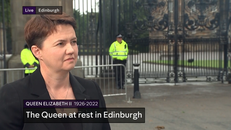 Queen’s arrival in Edinburgh ‘made it real’, says Ruth Davidson ...