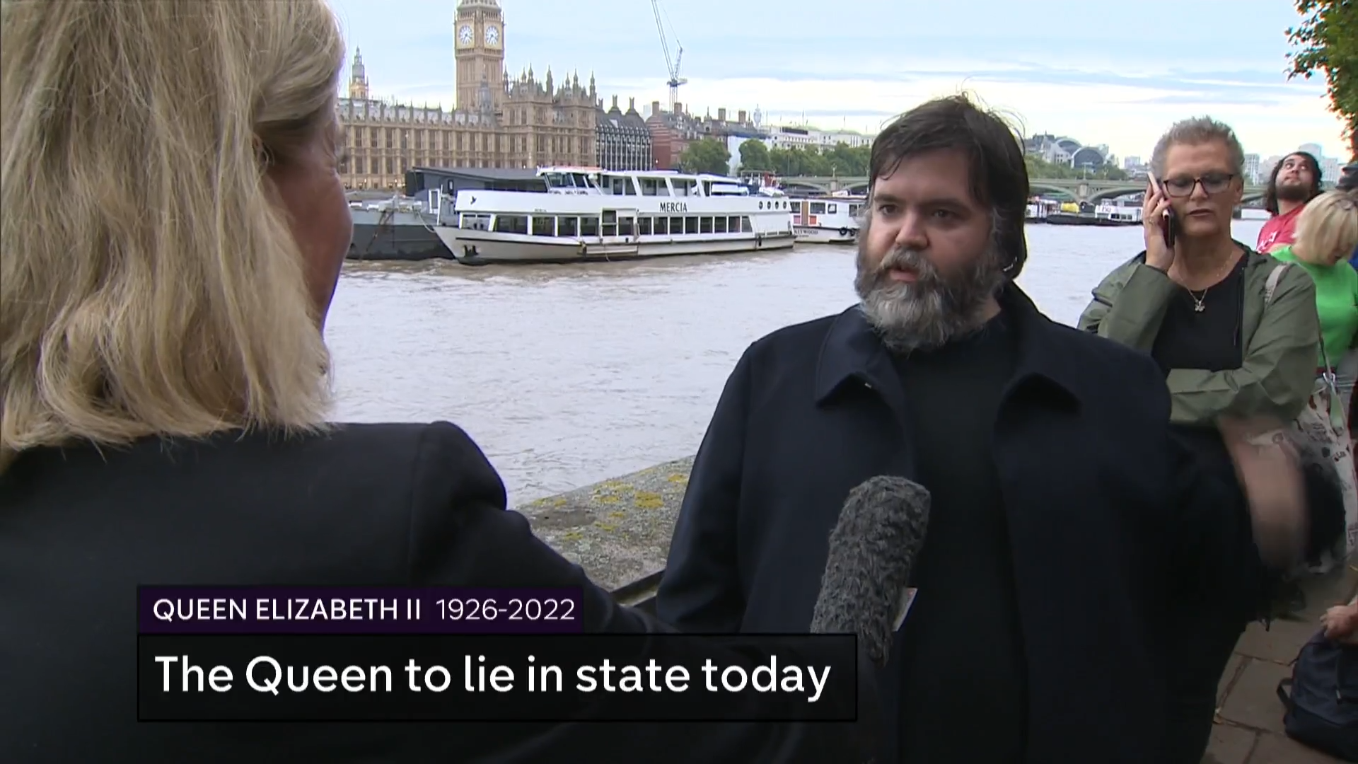 Thousands queue to pay respects as Queen’s coffin travels to lie in ...