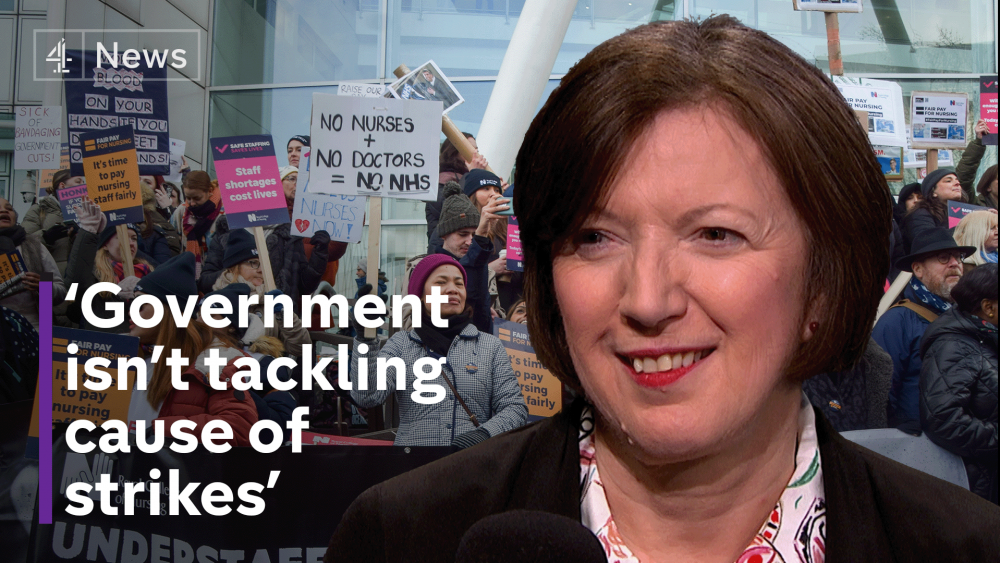 Why so many workers are striking – Frances O’Grady – Channel 4 News
