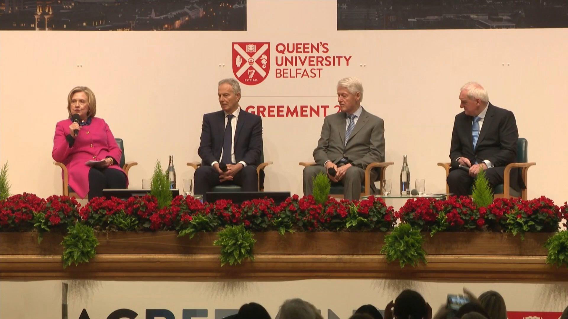 Good Friday Agreement: Bill Clinton, Tony Blair and Bertie Ahern mark ...