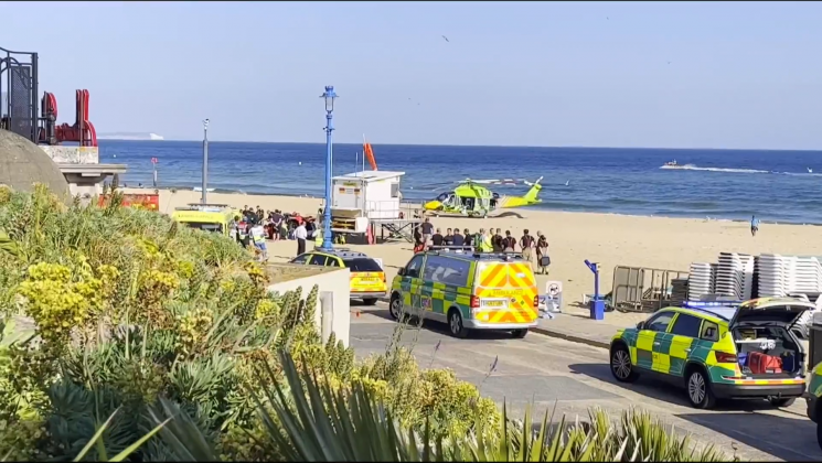 Man arrested after two young people died in the sea off Bournemouth ...