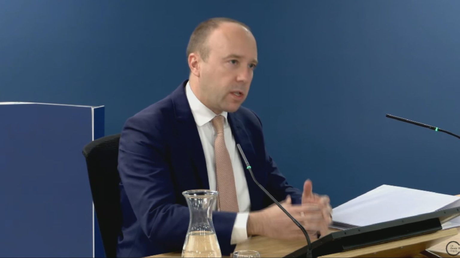 Former Health Secretary Matt Hancock gives evidence to Covid Inquiry ...