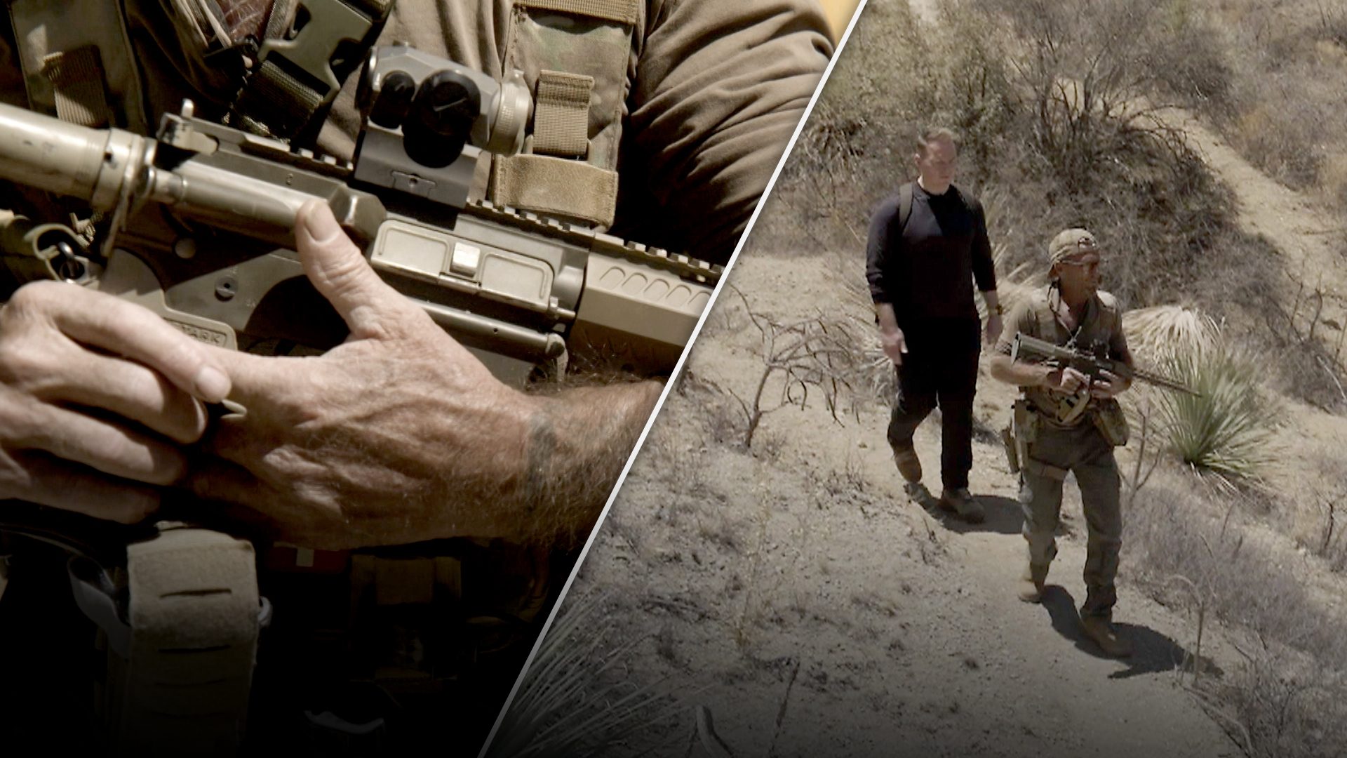 On patrol at the US border with an armed vigilante – Channel 4 News