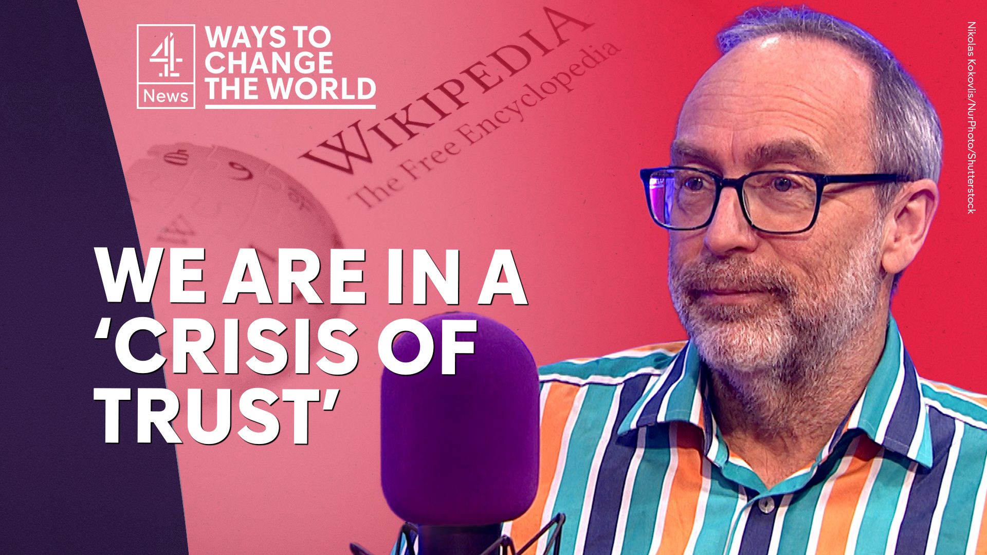 Wikipedia co-founder Jimmy Wales on the crisis of trust in the age of ...
